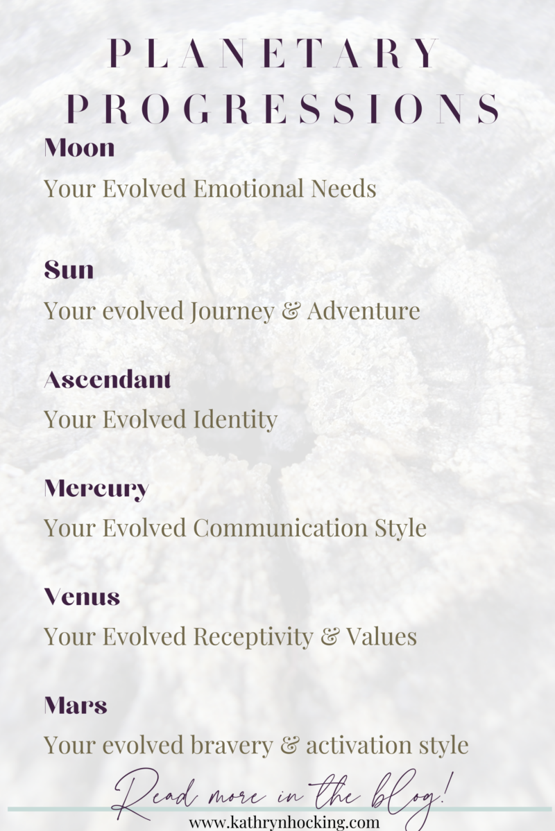 Progressions in Astrology - Your Evolved Chart through life